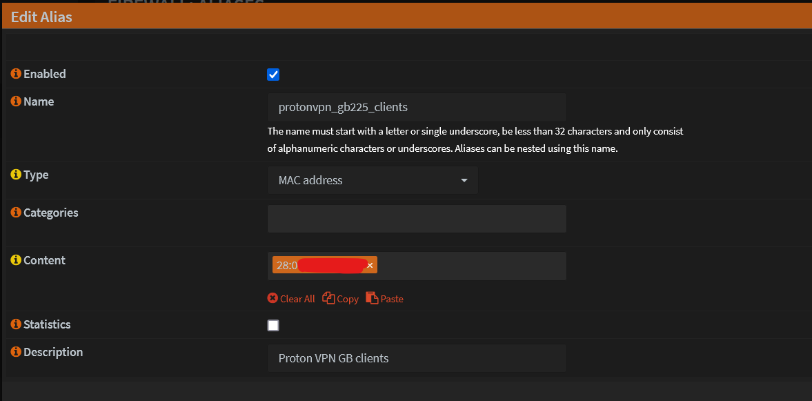 WireGuard on OPNsense -> Proton VPN- Selective traffic routing